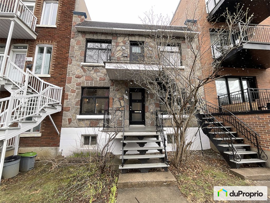 Triplex à vendre, Montréal / l'Île